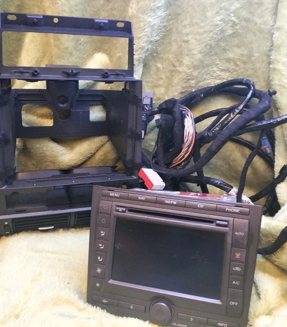 GENUINE FORD MONDEO Mk3 Denso Visteon Touch Screen Sat-Nav Cd Radio ...