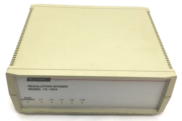 TELETRAC MODEL 12-003 Resolution Divider, Beam Interrupt, 115/230VAC 50 ...