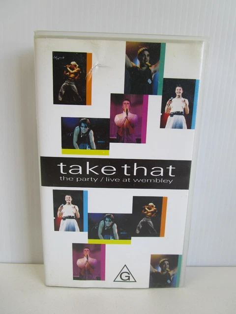 TAKE THAT, PARTY Live at Wembley, VHS Tape, Vintage Video, Music, G ...