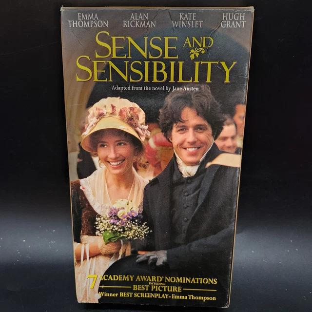 SENSE AND SENSIBILITY 1995 VHS Hugh Grant Kate Winslet Emma Thompson £3 ...