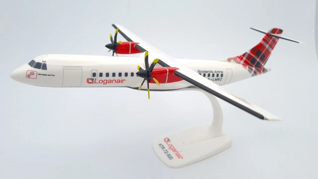 LOGANAIR ATR-72-500 G-LMRZ PPC Model 1:100 Scale £29.95 - PicClick UK