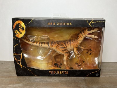 JURASSIC PARK THE Lost World Amber Collection Velociraptor Figure ...