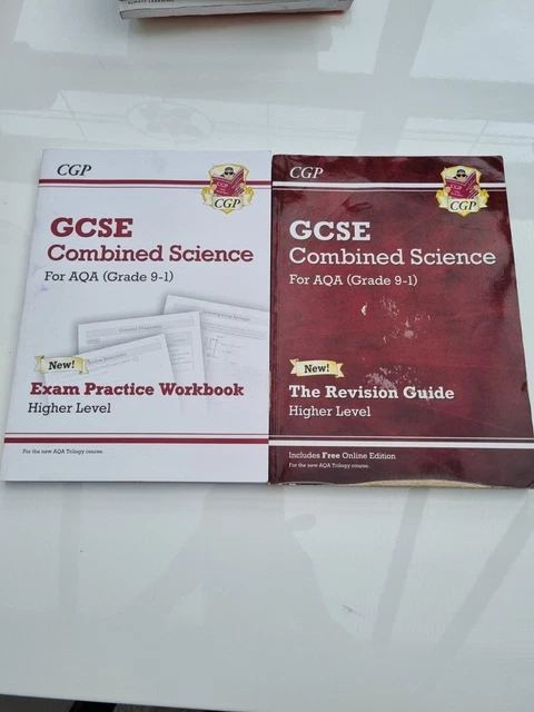 GCSE REVISION GUIDES Guide Work Book Science Combined Higher Level Aqa ...