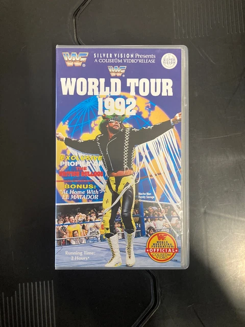 *RARE AF* WWF World Tour 1992 VHS Macho Man Randy Savage WWE £8.99 ...