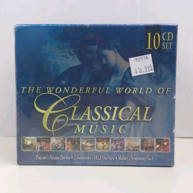 THE WONDERFUL WORLD Of Classical Music CD Box Set Puccini Tchaikovsky ...