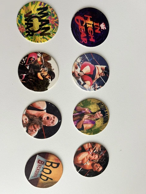 WWF WRESTLING MATCAPS (1995) *RARE* WWF WWE POGS X 8 £0.99 - PicClick UK