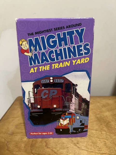 MIGHTY MACHINES: AT The Train Yard (VHS, 1994) $12.50 - PicClick CA