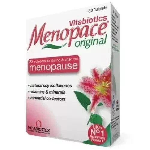 MENOPACE ORIGINAL 30 Tablets - Hormonal Balance & Vitamins (Vitabiotics ...