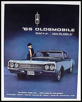 1965 OLDSMOBILE BIG Prestige Brochure 442 Starfire F85, Original EUR 18 ...