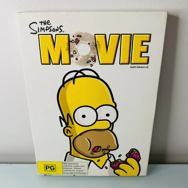THE SIMPSONS MOVIE DVD Matt Groening Dust Cover Sleeve R4 $6.25 ...