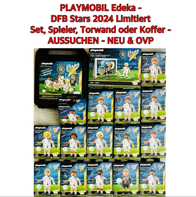 PLAYMOBIL EDEKA DFB STARS 2024 Player Figure - ROBIN GOSENS - No. 3 - NEW & ORIGINAL PACKAGING £ ...