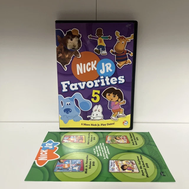 NICK JR. FAVORITES 5 DVD+Insert Paper Very Good Condition DVD ...