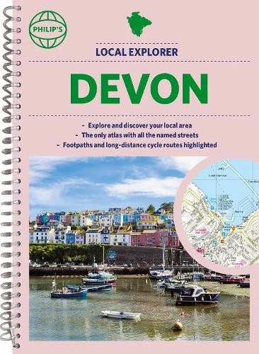 PHILIP'S MAPS PHILIP'S Local Explorer Street Atlas Devon (Spiral Bound ...