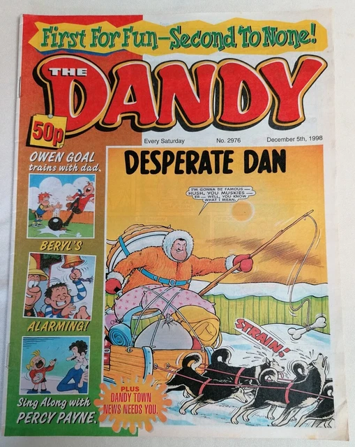 COMIC - VINTAGE British Comic The Dandy Fun For Boys & Girls No. #2976 ...