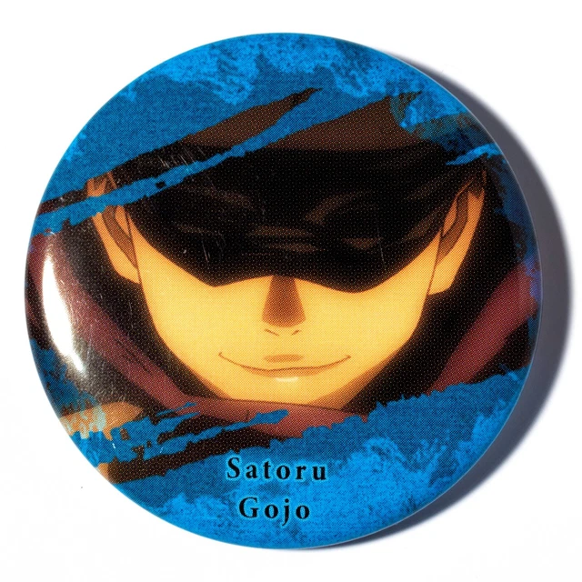 JUJUTSU KAISEN SATORU Gojo Can Badge Pin Official Anime - TAKARA TOMY ...