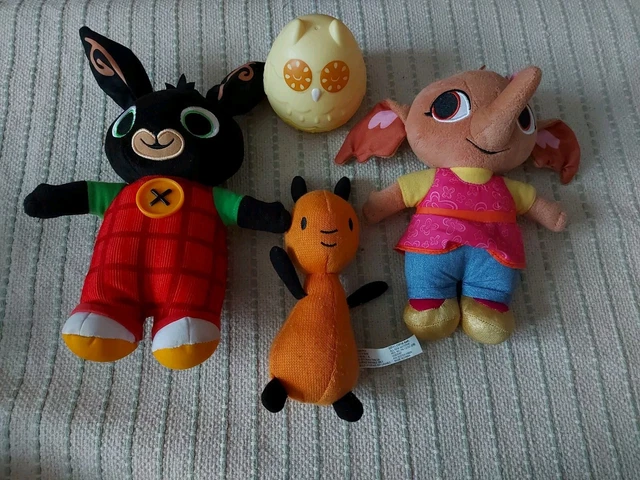 CBEEBIES BING BUNNY Soft Toys & Owl Nightlight Bundle £20.00 - PicClick UK