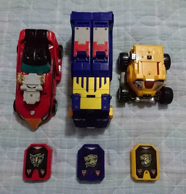 POWER RANGERS RPM Goonger DX EngineOh Megazord Engine Soul 1-3 Set ...