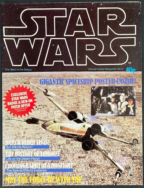STAR WARS OFFICIAL Monthly Poster Magazine Issue 2 George Lucas £35.00 ...