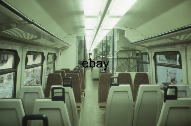 35MM RAILWAY SLIDE - EMU Class 323. 323223 Interior @ Hunslet Works £2. ...