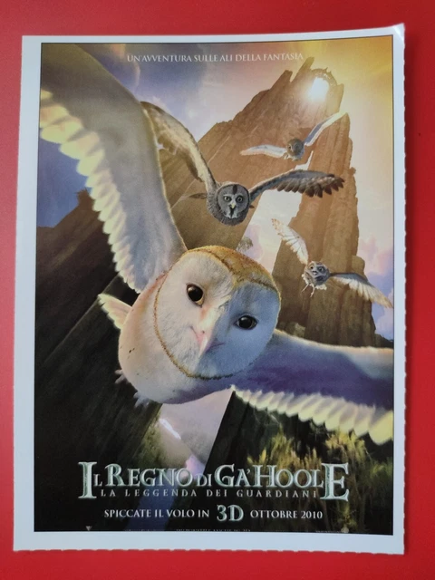 IL REGNO DI Ga' Hoole La Leggenda Dei- Guardiani -Cartolina Ciak Mini ...