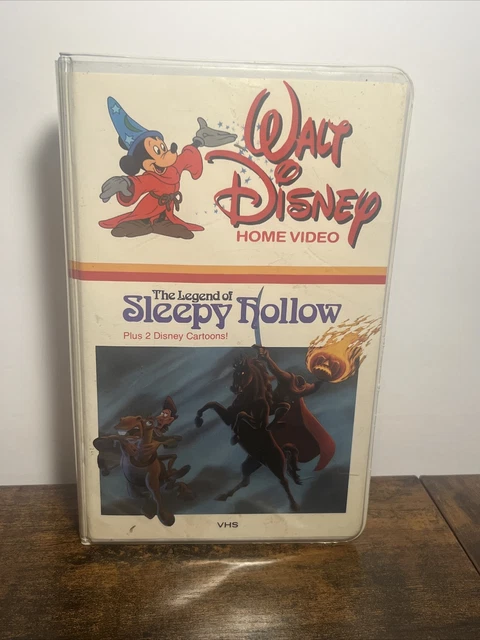 VHS WALT DISNEY Home Video The Legend Of Sleepy Hollow 1982 Clamshell £ ...