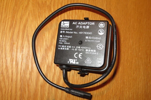 BLOCK AC ADAPTER Steck Trafo Sensor Urinal 491783040 105mA Grohe EUR 49 ...