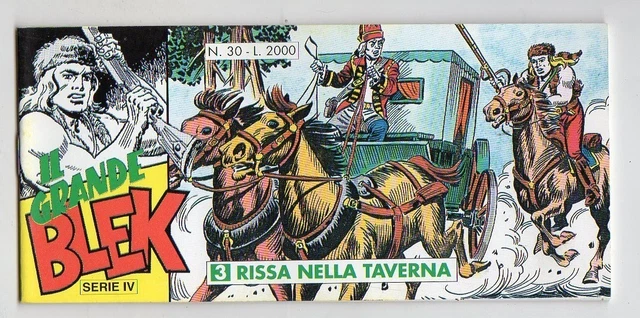 FUMETTO STRISCIA - IL GRANDE BLEK serie inedita numero 30 EUR 1,10 - PicClick FR