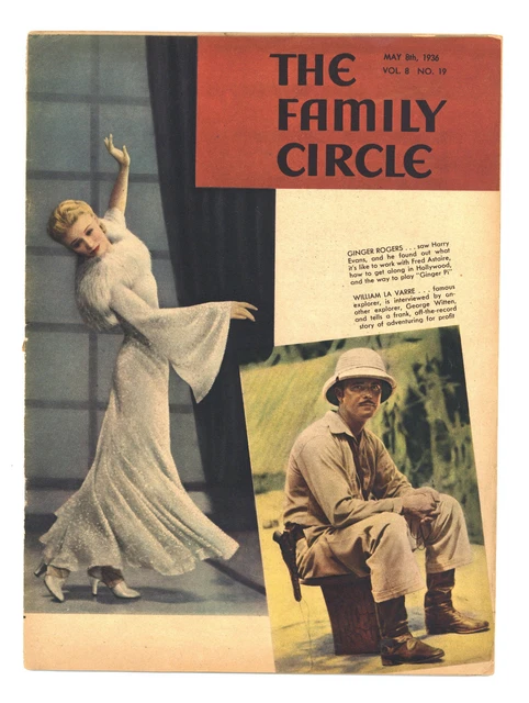 MAGAZINE FAMILY CIRCLE Vol. 8 #19 FN 1936 EUR 84,88 - PicClick FR