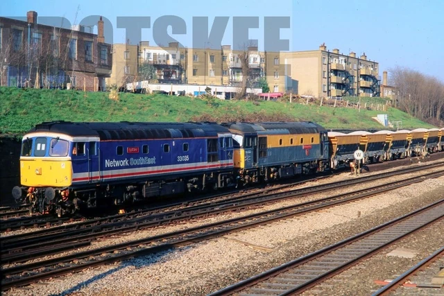35MM SLIDE BR British Rail Diesel Loco Class 33 33035/202 1995 Original ...