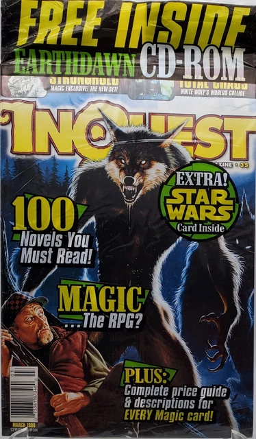INQUEST MAGAZINE #35, March 1998, FREE Star Wars card, Factory SEALED £ ...