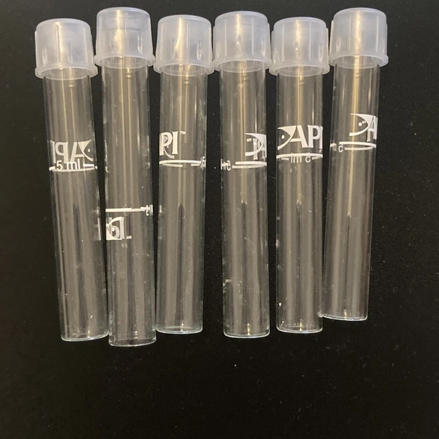 GLASS TEST TUBES Similar to API Test Kit Replacement Tubes 5ml, 6 ...