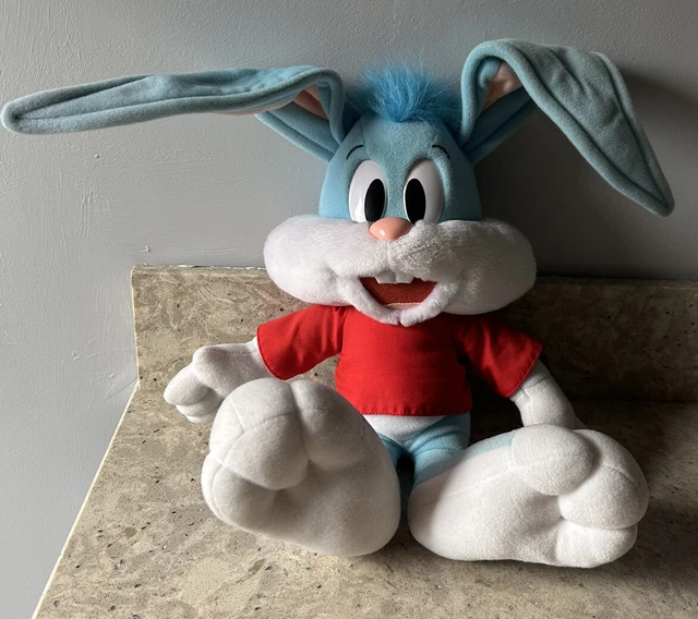 TINY TOON ADVENTURES Buster Bunny Stuffed Animal Plush Playskool ...