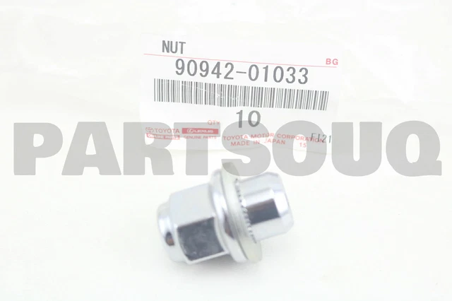 9094201109 GENUINE TOYOTA NUT, HUB (FOR AXLE) 90942-01109 EUR 4,72 ...