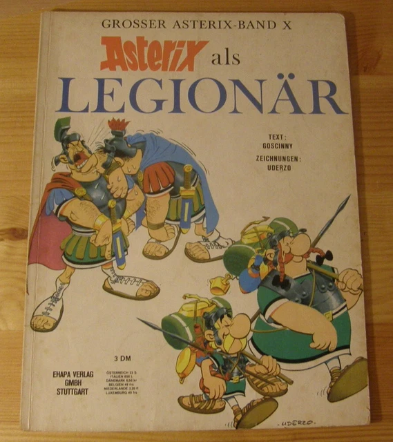 ASTERIX ALS LEGIONÄR, Erstauflage für 3,- DM, 1971, Band 10 EUR 15,00 - PicClick DE