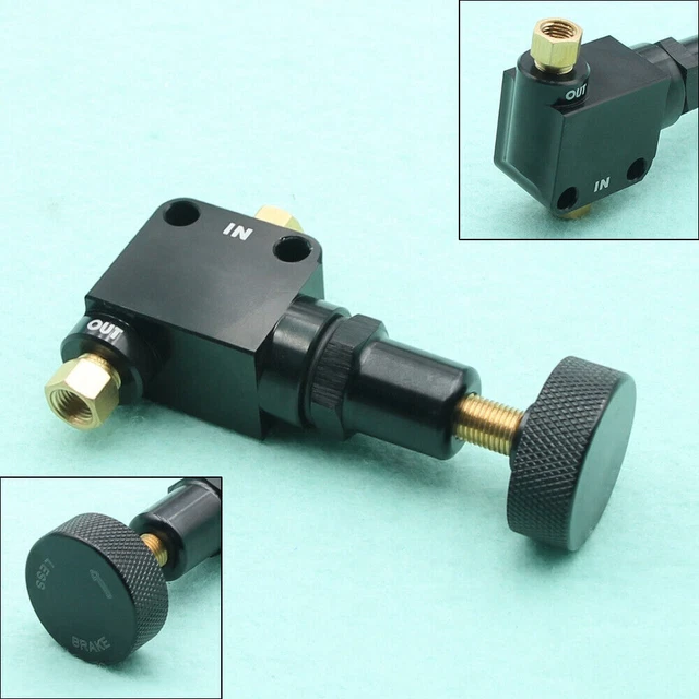 BLACK BRAKE PROPORTIONING Bias Valve Pressure Adjustable Knob Type 150 ...
