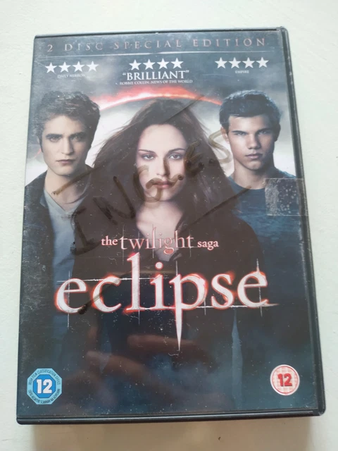 ECLIPSE THE TWILIGHT Saga - 2 X DVD + Extras Région 2 Anglais Am EUR 21,60 - PicClick FR