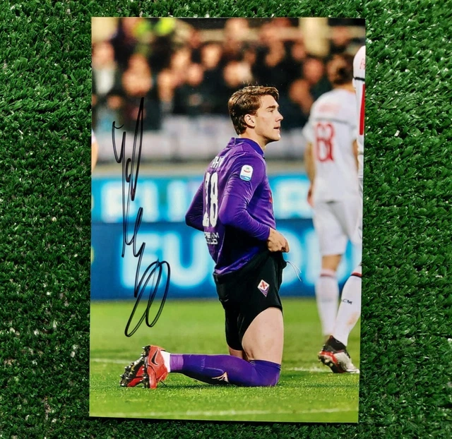 FOTO VLAHOVIC FIORENTINA Autografata Signed Calcio Photo Autograph 1248 ...