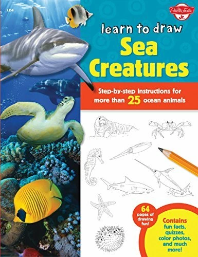 LEARN TO DRAW Sea Creatures: Step-by-step instructio by Cuddy, Robbin 1600584454 EUR 19,20 ...