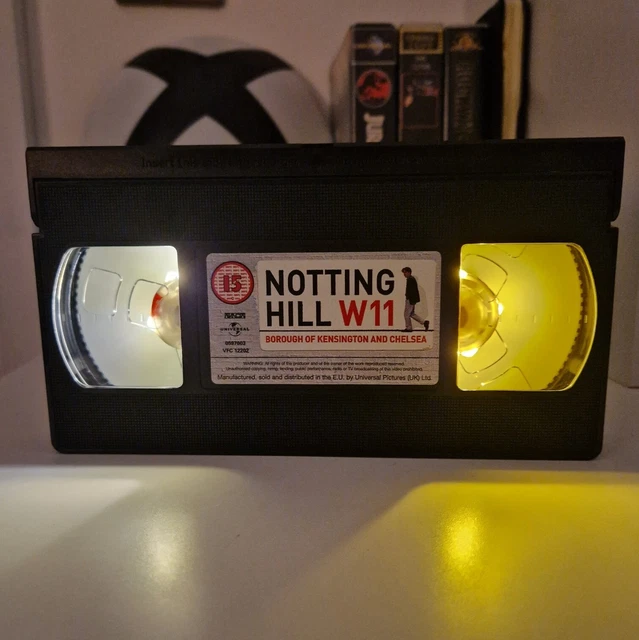 NOTTING HILL LED VHS Video Tape Lamp Birthday Gift Present Ideas Retro ...