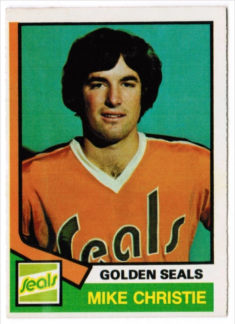 1974-75 O-PEE-CHEE MIKE Christie recrue Californie Golden Sceaux #278 ...