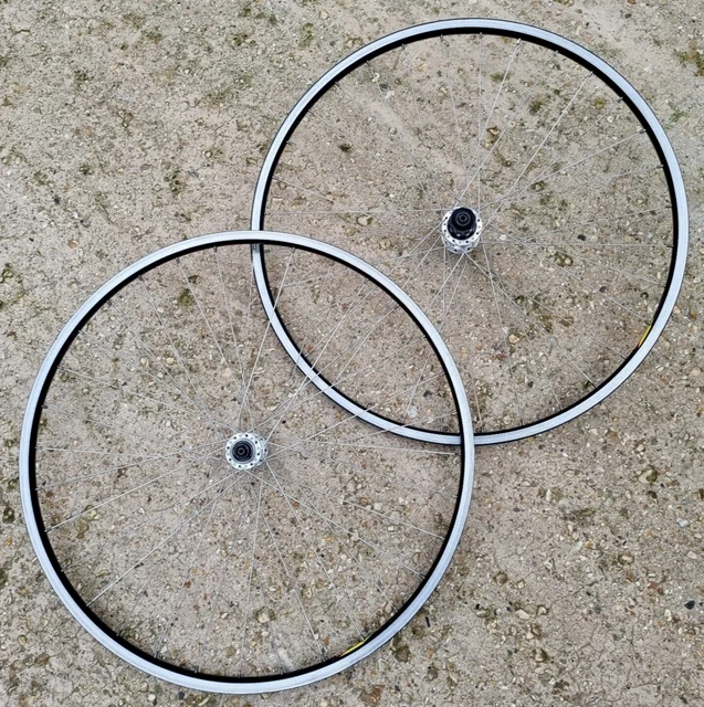 SHIMANO DEORE XT HB-M730 FH-M732 Hubs Araya RM-17 Rims 26" Bicycle ...