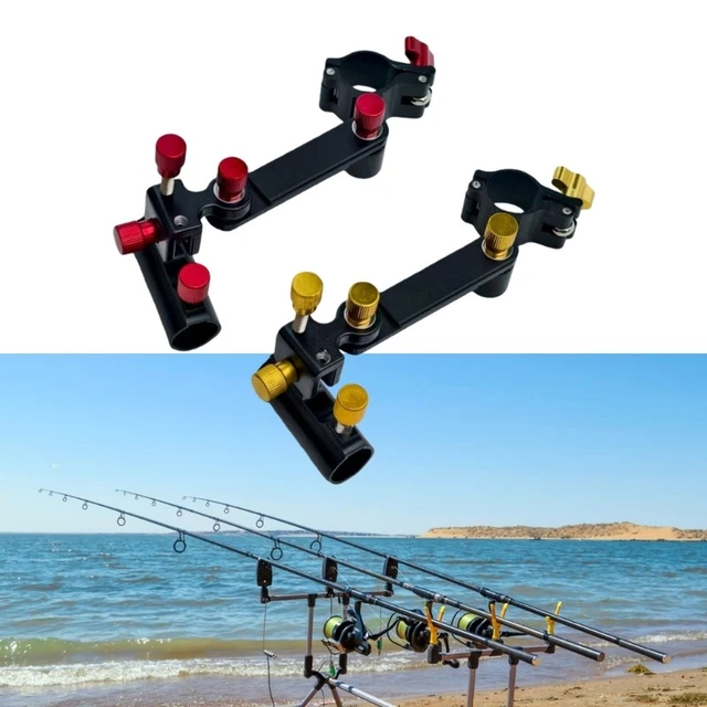 FISHING ROD HOLDER Rack Stretchable Multiple Angles Adjustment Quick ...
