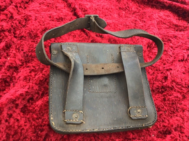 GENUINE WW2 1940 MILITARY FOLDING TRENCH SAW LEATHER STORAGE CASE EUR ...