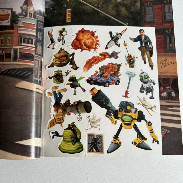 PSM MAGAZINE ISSUE w/ Unused Ratchet & Clank Sticker Sheet 2003 PS2 ...