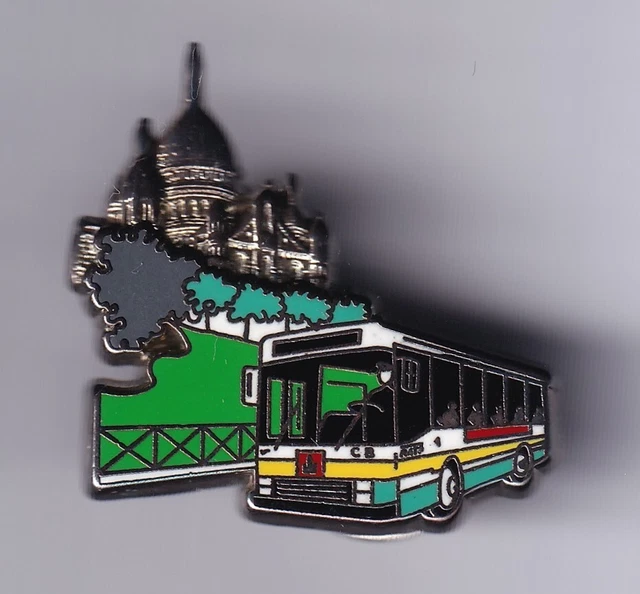 RARE PINS PIN'S .. Train Railways Ratp Metro Bus Montmartre A.b Paris ...