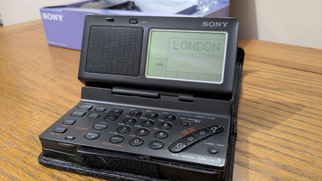 RARE SONY ICF-SW100 World Band Radio SW/MW/LW/FM SSB Shortwave Receiver ...