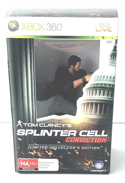 RARE BOXED SPLINTER Cell Conviction Limited Collector's Edition Xbox ...