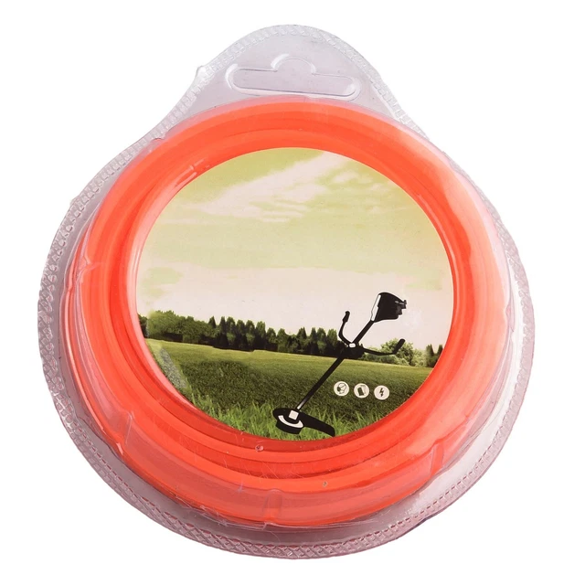 2.4MMX15M D BROUSSAILLEUSE TONDEUSE Coupe Lignes Jardin Herbe Cable Rond Cordon EUR 10,30 ...