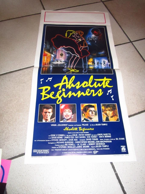 PATSY KENSIT DAVID BOWIE Absolute Beginners LOCANDINA EUR 14,99 ...