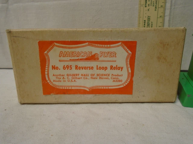 VINTAGE AMERICAN FLYER Train 695 Reverse Loop Relay, w/Box, EX $149.84 ...